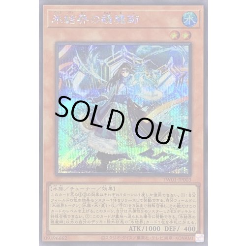 〔状態A-〕氷結界の鏡魔師【シークレット】{TW01-JP003}《モンスター》